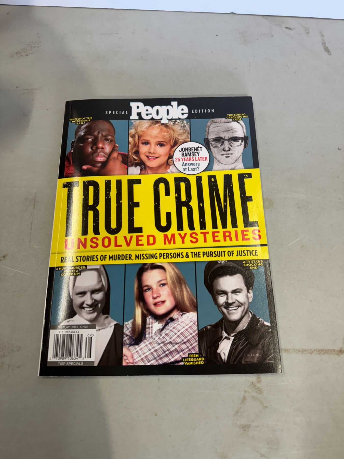 Special edition, true crime, unsolved, mysteries, people magazine
