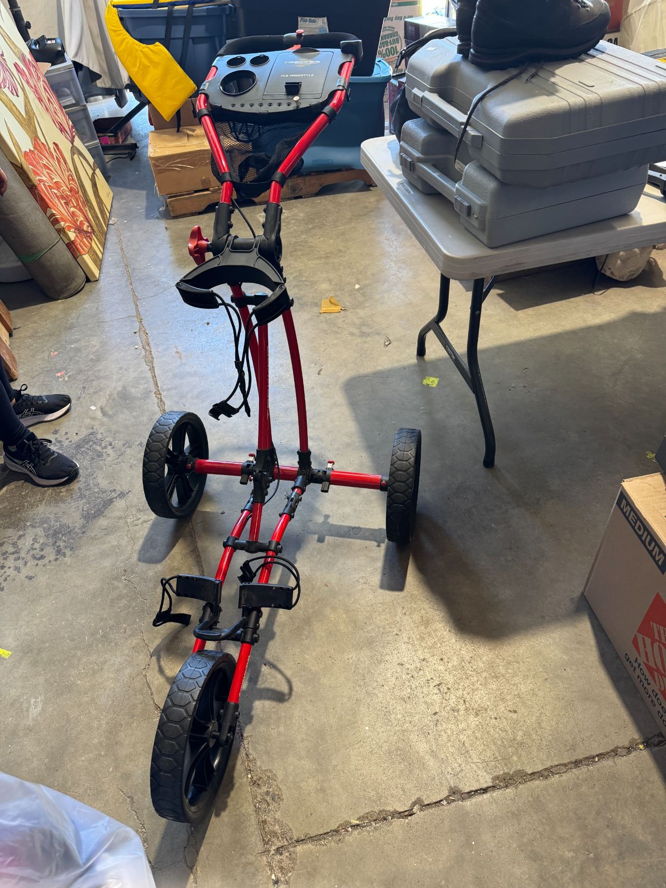 TREKKER space TC3 – golf cart – red – like new