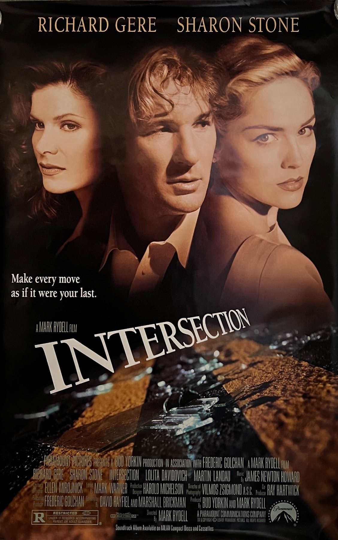 Intersection 1994 original movie poster