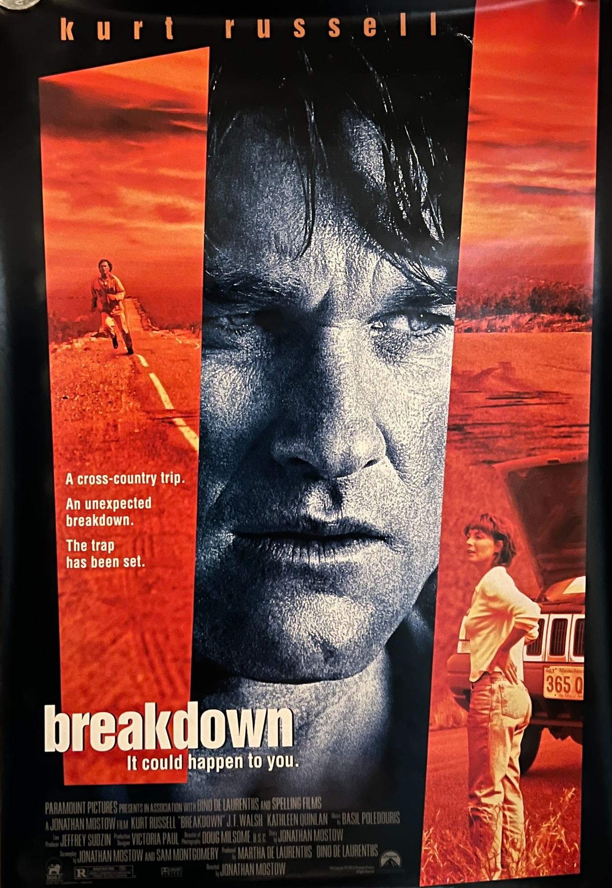 Breakdown 1997 original movie poster