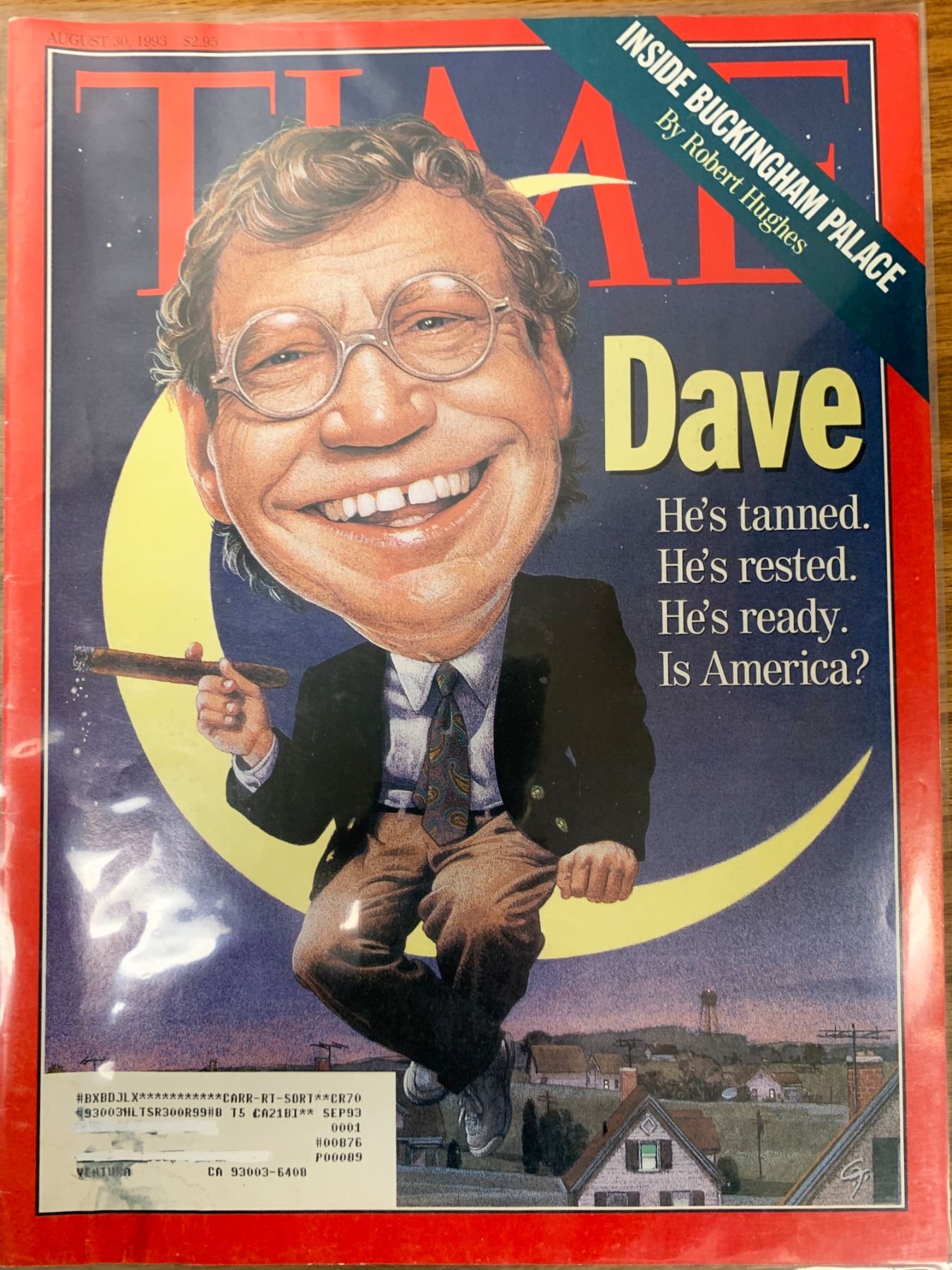 TIME Magazine 1993 David Letterman Issue