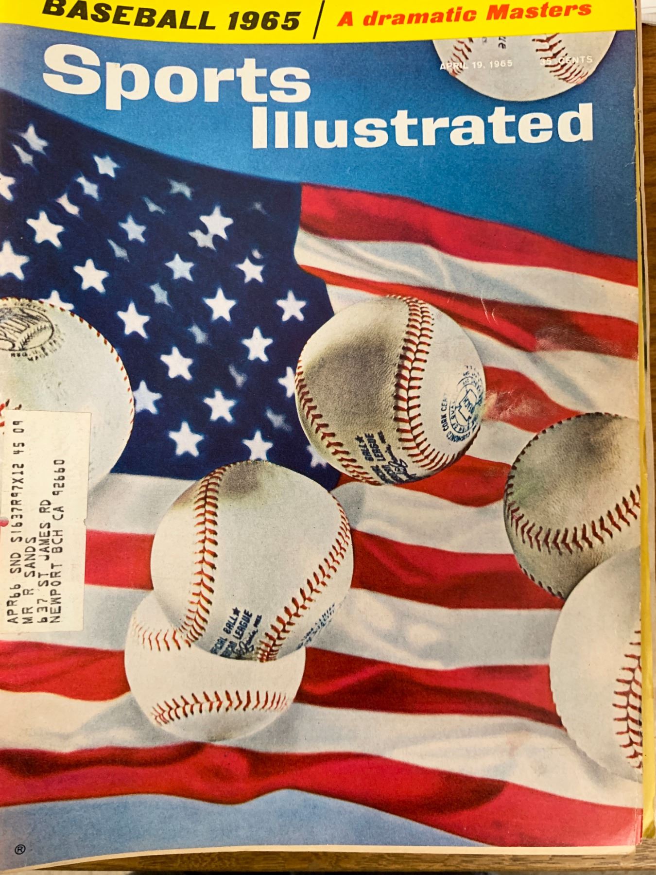 Sports Illustrated Magazine Baseball A Dramatic Masters Issue