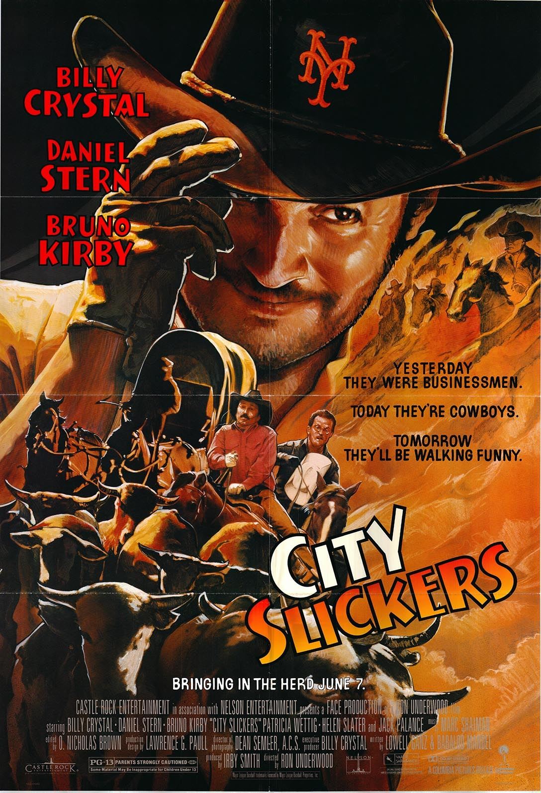 City Slickers Original 1991 Vintage One Sheet Poster