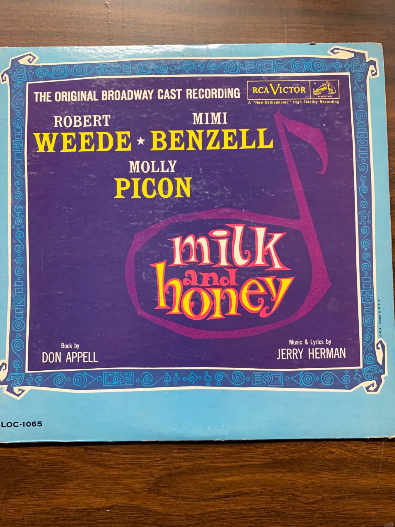 Robert Weede, Mimi Benzell, Molly Picon – Milk And Honey - The Original ...
