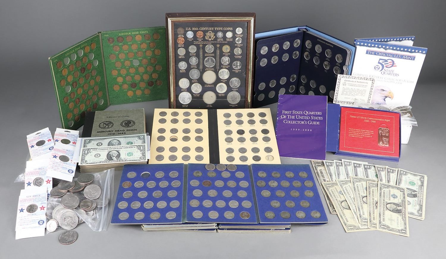 U.S. Coin & Banknote Collection, ca.1780s to 1976,