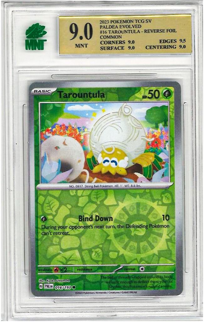 SE - Pokemon Card sv4a 010/190 Snover Reverse Holo Shiny Treasure ex 010/190 Graded 9.5