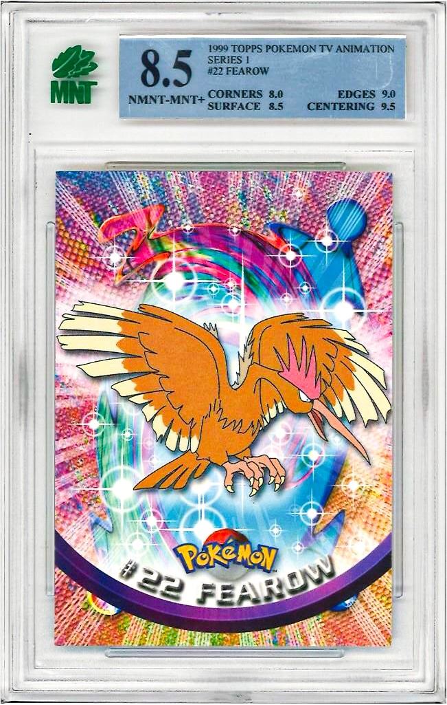 SE - 1999 Topps Pokemon Fearow #22 Non Foil TV Animation Series 1 #22 ...