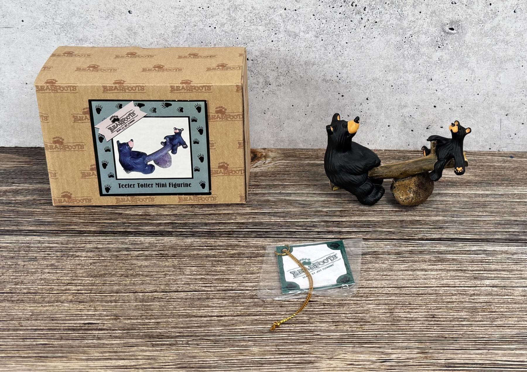 Big Sky Carvers Bearfoots Teeter Totter Bear