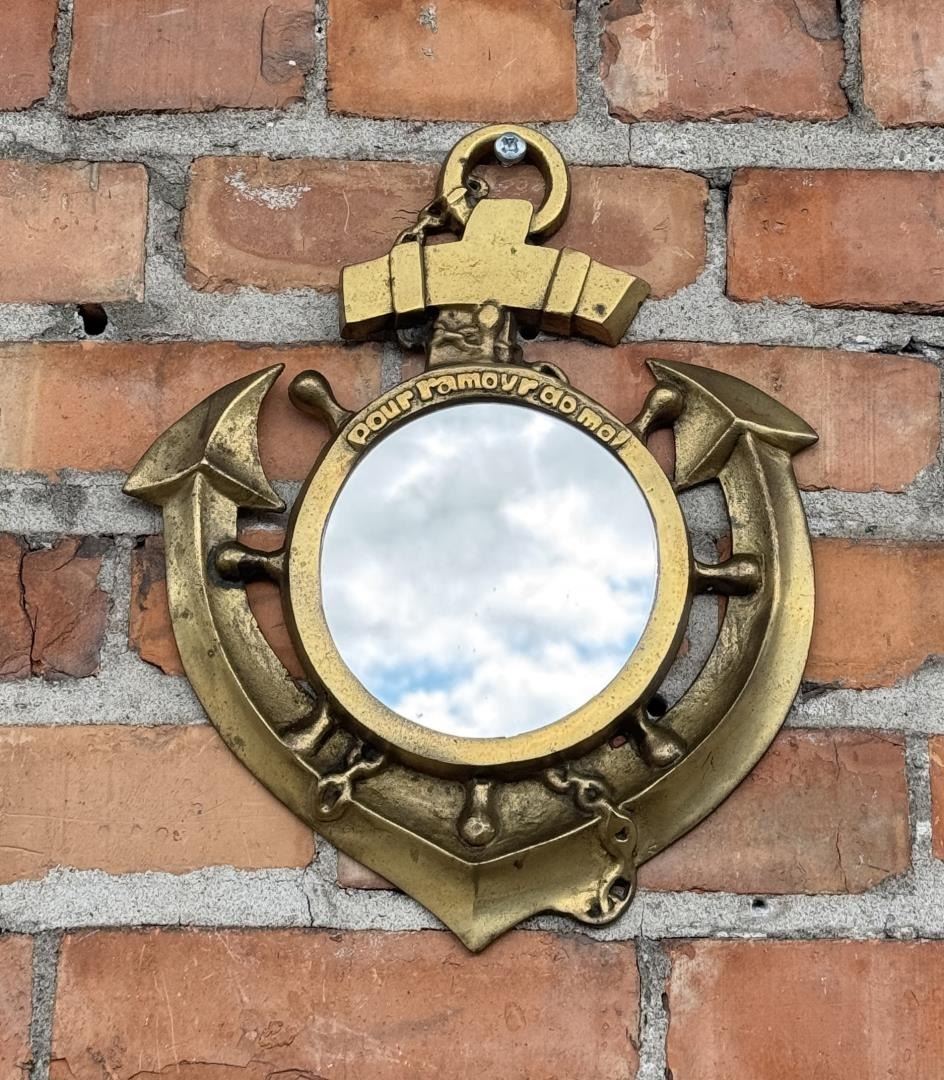 Brass Naval Port Hole Mirror