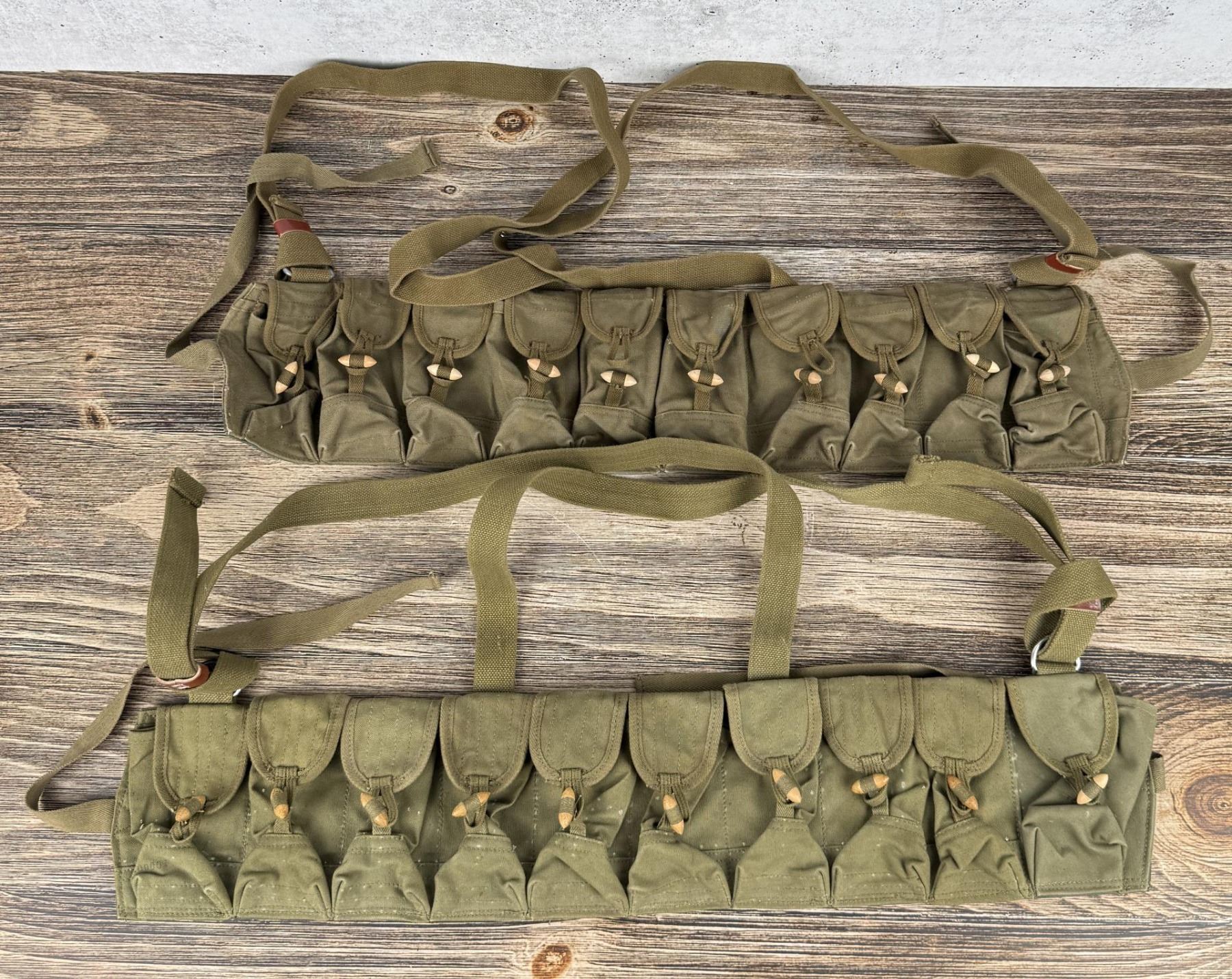 Vietnam War Chicom SKS Ammo Bandoleers