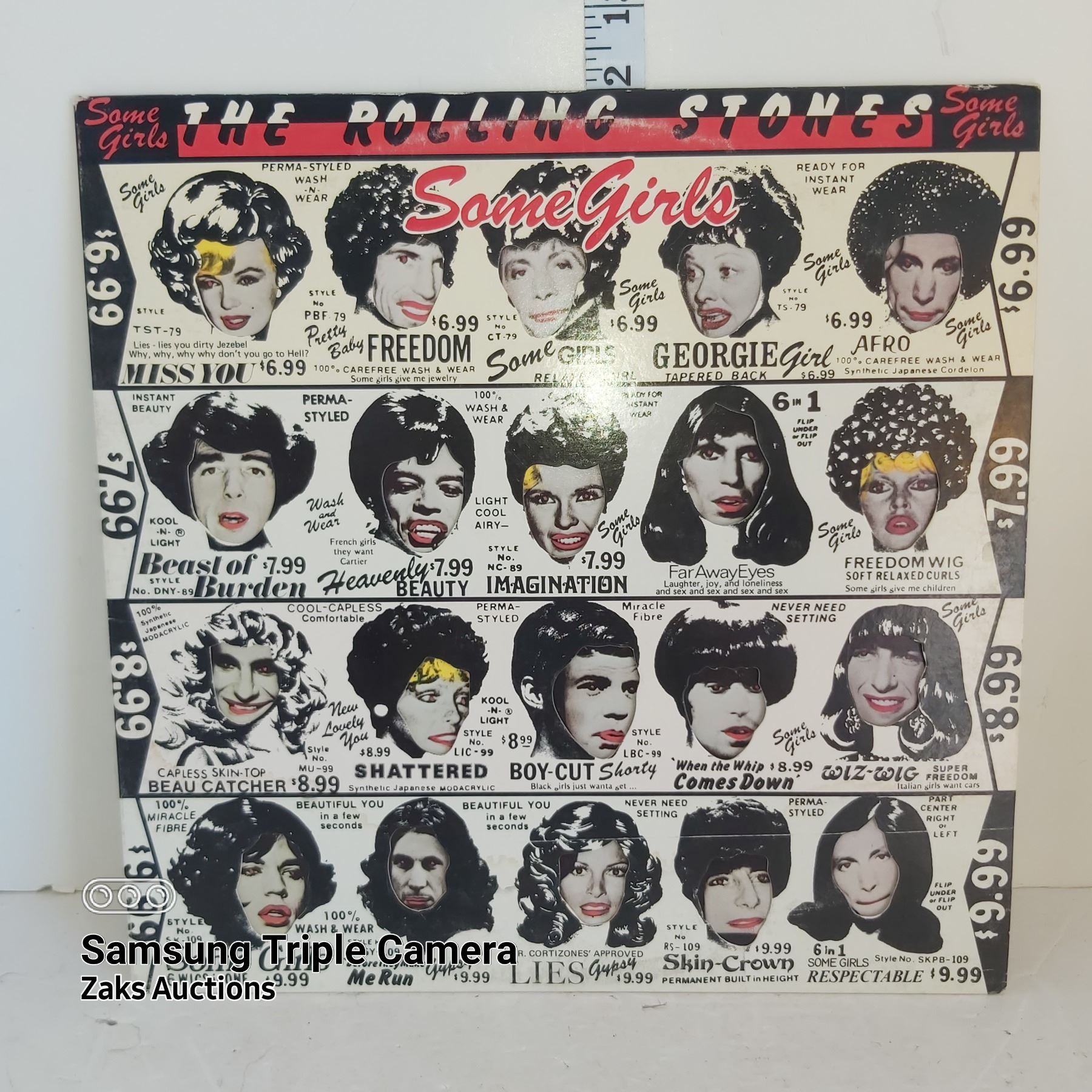 Rolling Stones Some Girls Record White Cover Variant NM 1978