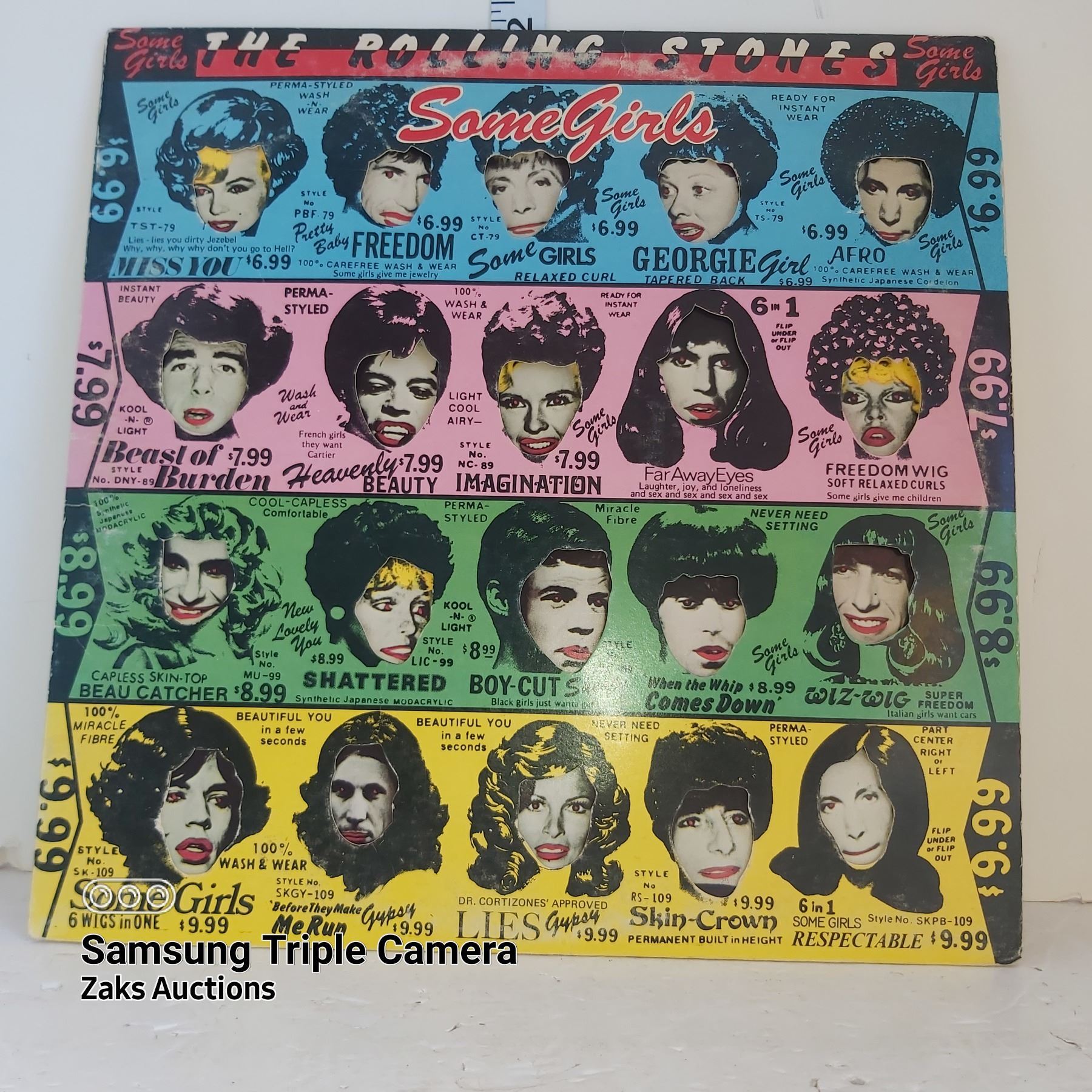 Some Girls Rolling Stones Record Blue Variant 1978