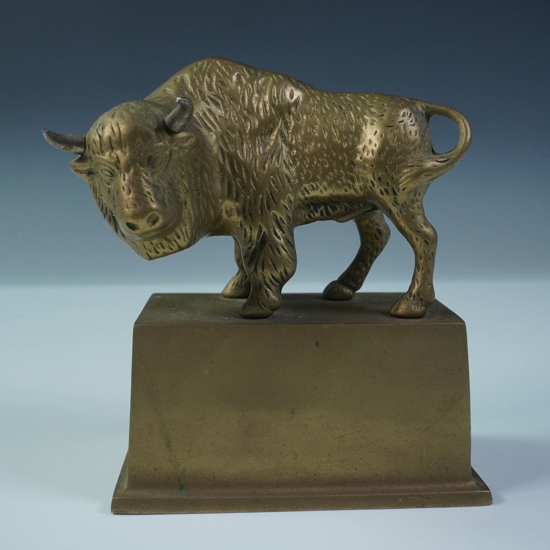 Bronze Bison Sculpture Bronze Bison Figurine
