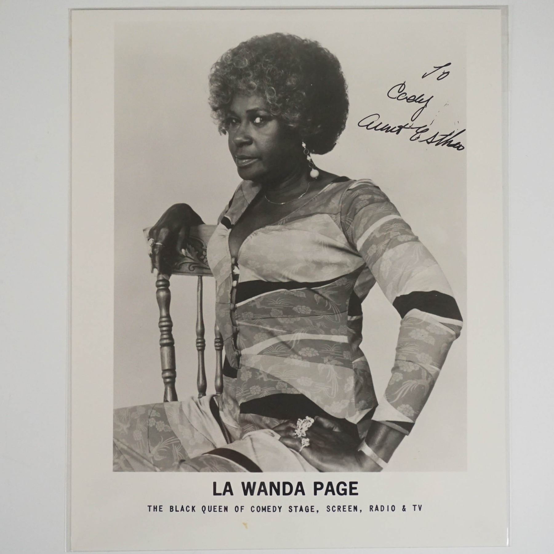 LaWanda Page Autographed Promotional Photograph