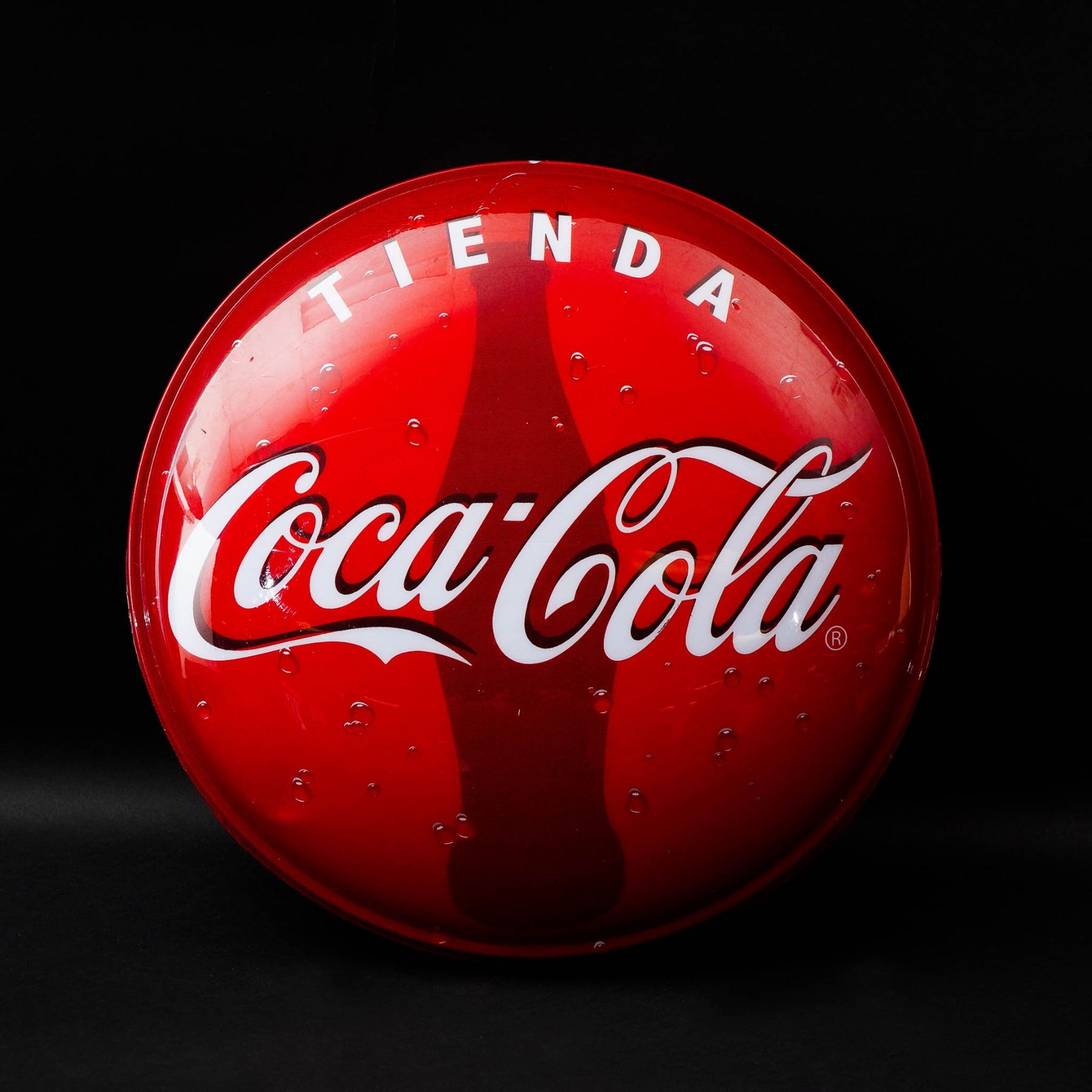 Vintage Coca-Cola Spanish Advertising Sign