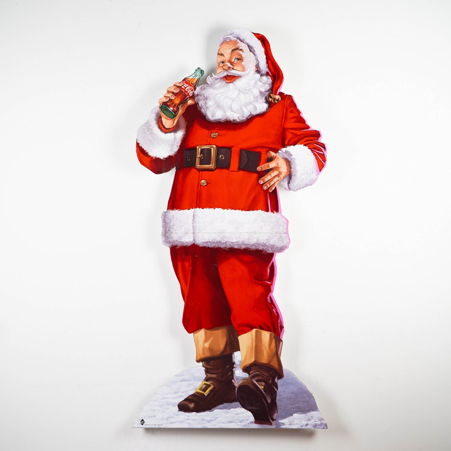 Coca-Cola Santa Cardboard Standee, 2019 Holiday Display
