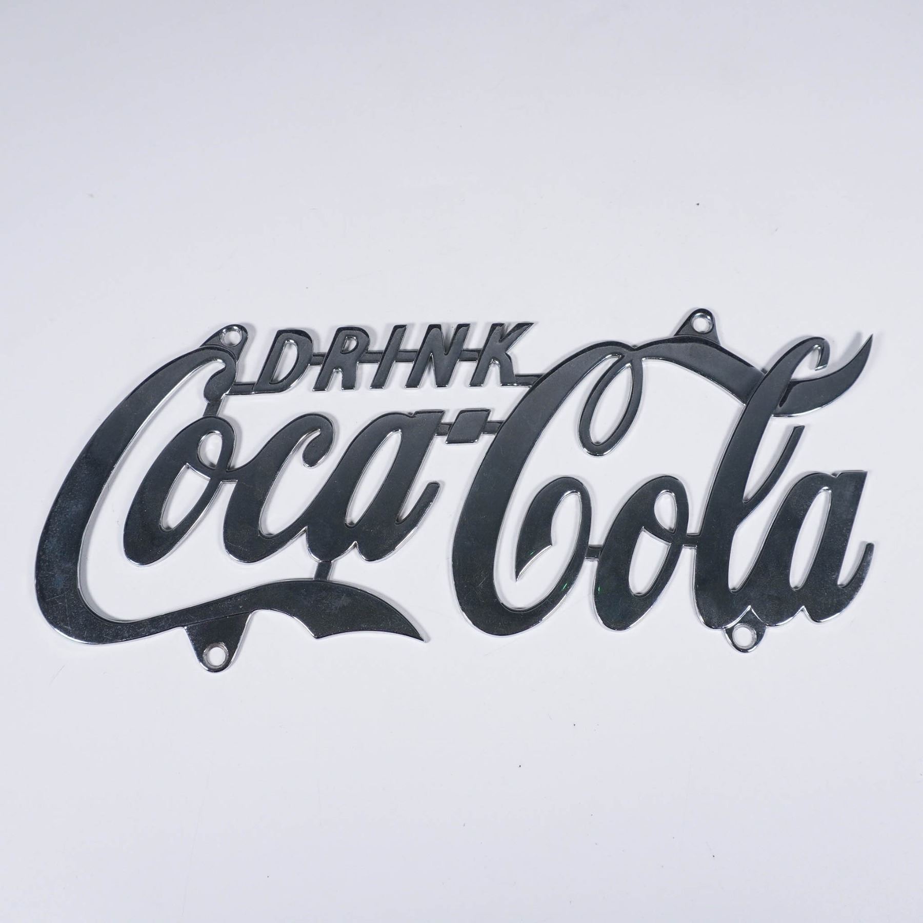 Coca-Cola Metal License Plate