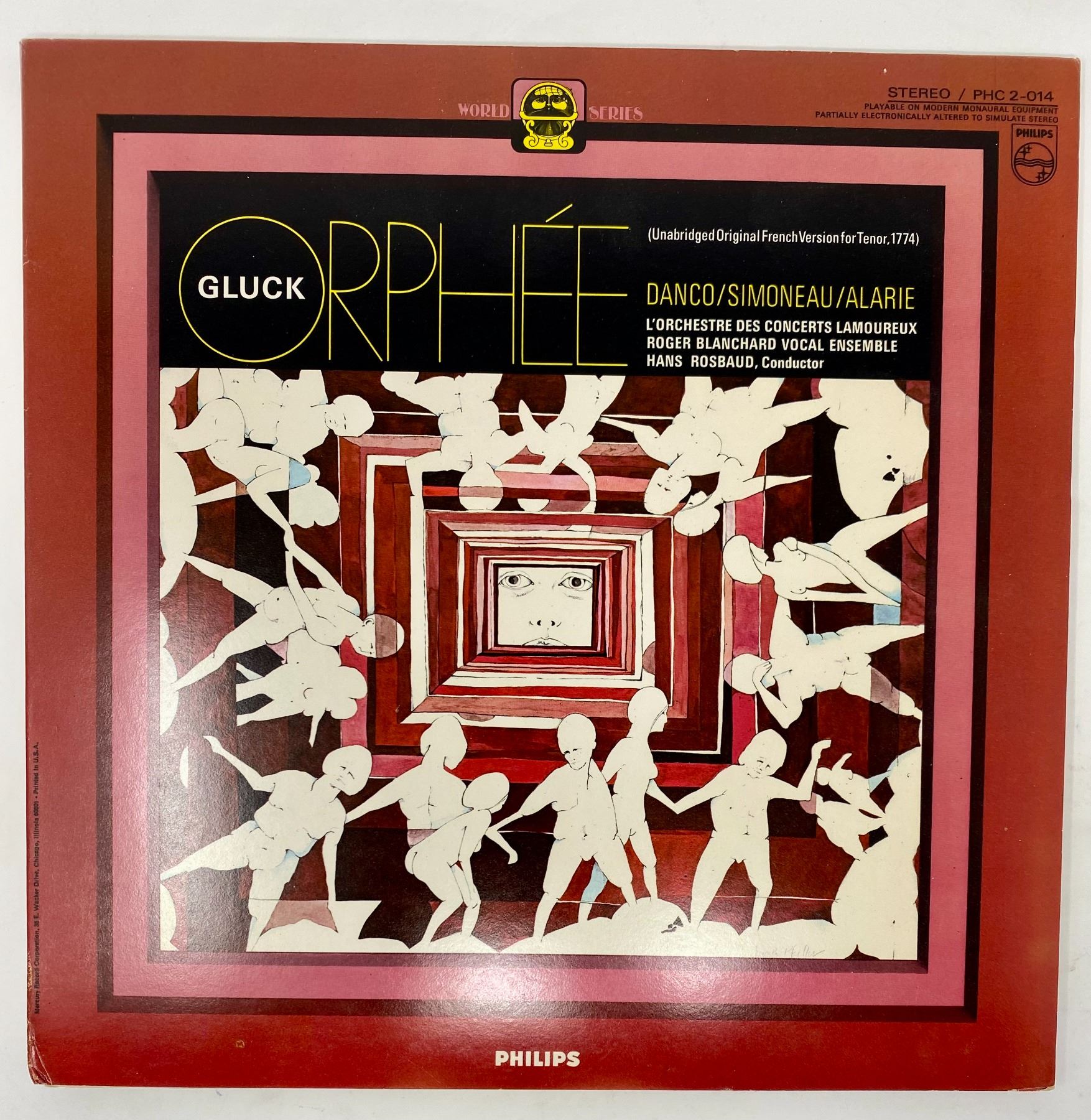 Gluck – Orphée (Original French Version, 1774) 2xLP