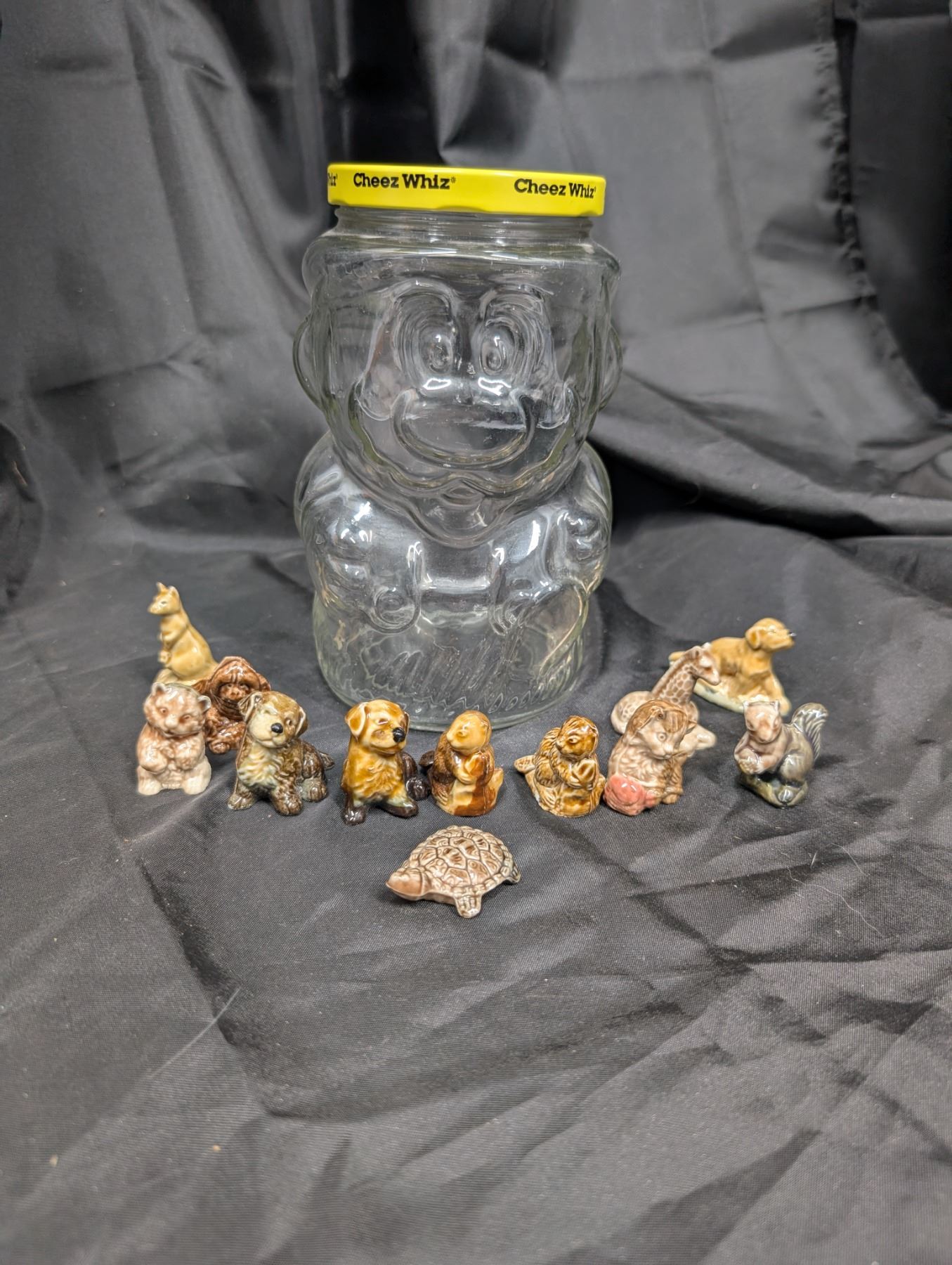 Vintage Kraft Cheese Wizz Super Mario Shaped Jar/(12) Vintage Miniature ...