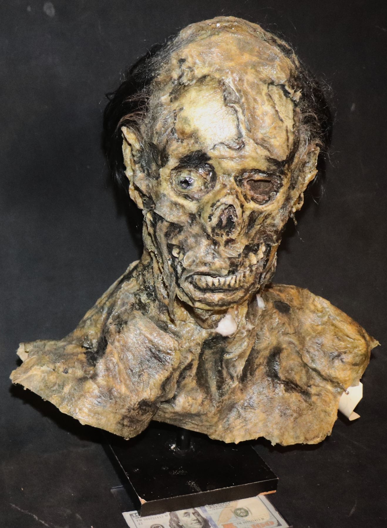 ARMY OF THE DEAD ROTTEN ZOMBIE FULL MASK WITH ZIPPER A