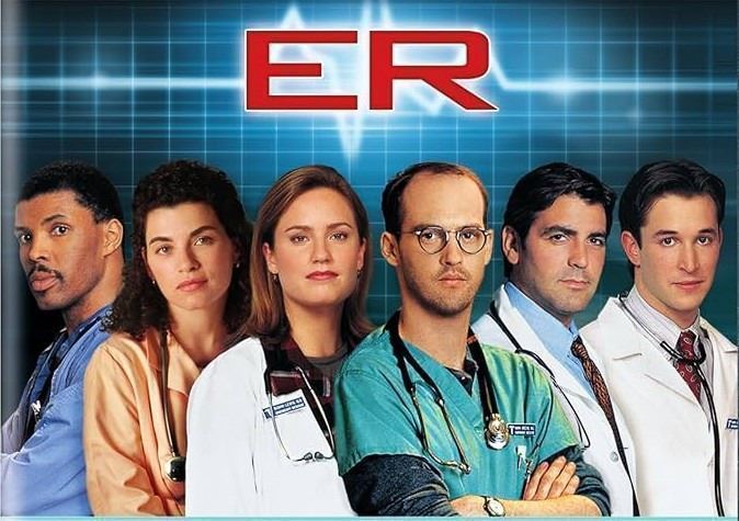 ER TV A ENTIRE COLLECTION OF PROPS SCRIPTS CHAIR BACKS AND CREW GIFTS