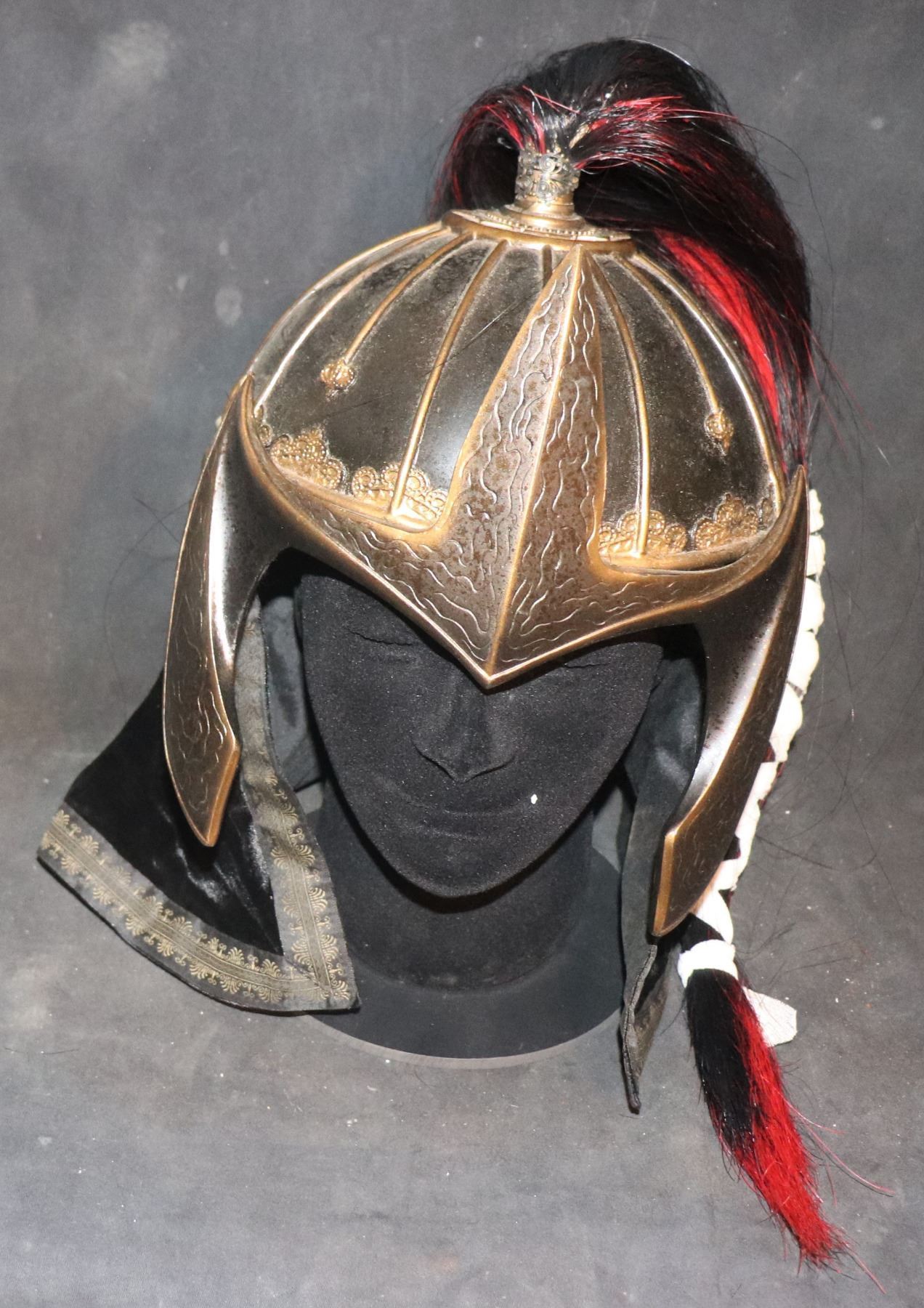 ZZ THE LAST AIRBENDER HELMET WITH RED HAIR TASSEL A