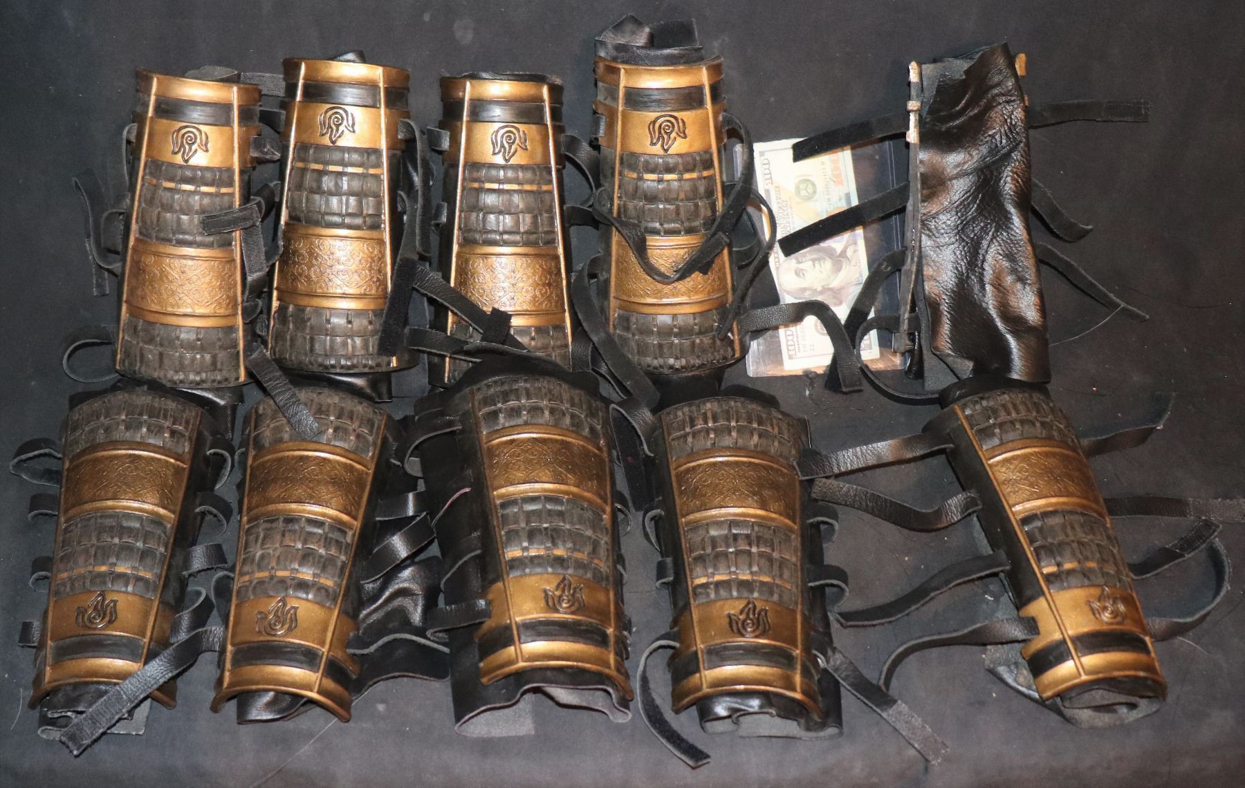ZZ THE LAST AIRBENDER WARRIOR GAUNTLETS LOT OF 10 OR $20 A PAIR A
