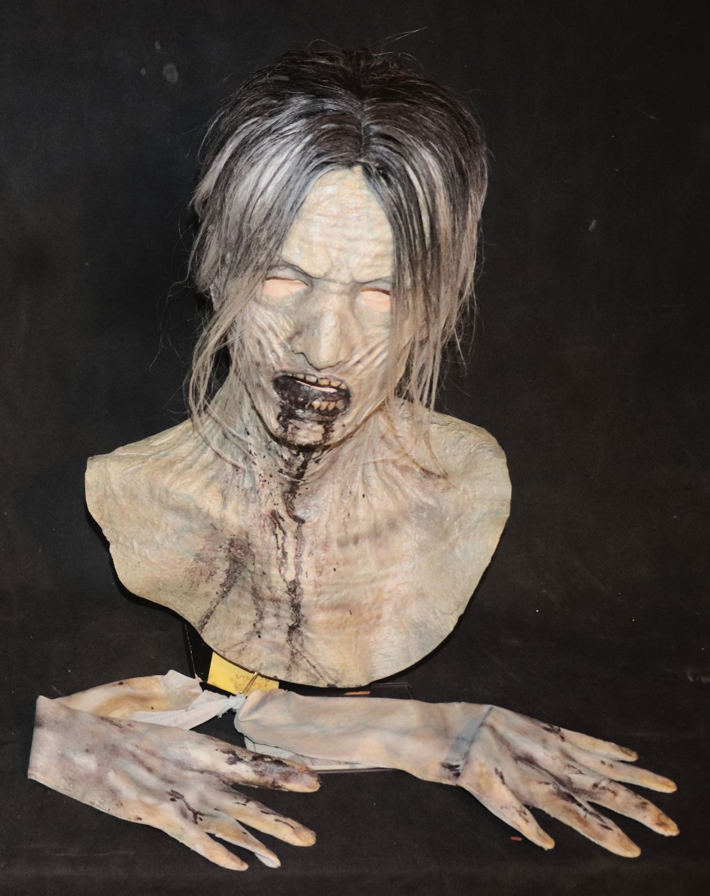 ARMY OF THE DEAD ROTTEN ZOMBIE FULL MASK WITH ZIPPER AND MATCHING ARMS B