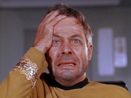 STAR TREK THE DOOMSDAY MACHINE COMMODORE DECKER UNIFORM RANK SCREEN ...