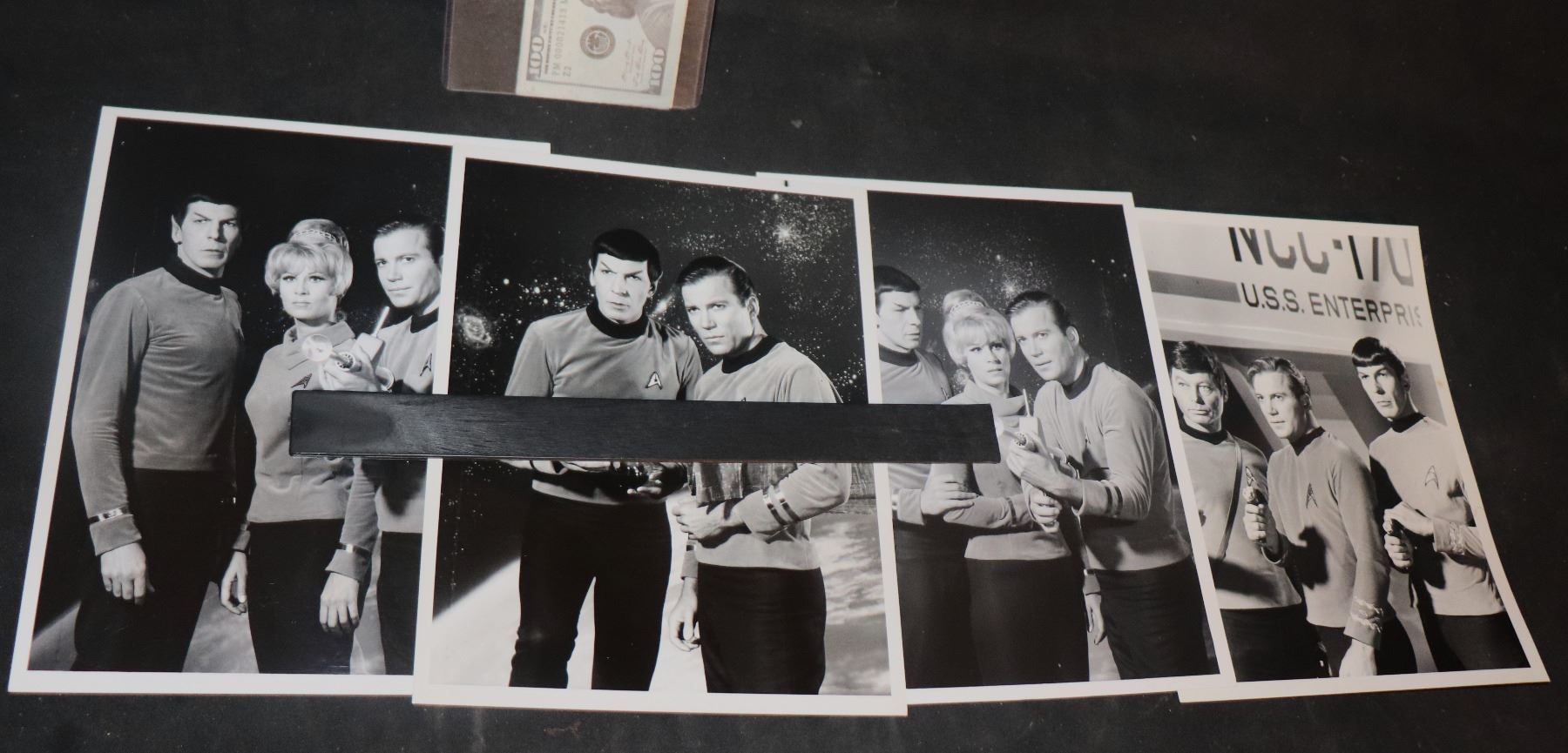 STAR TREK PHOTOS OF PROTOTYPE UNIFORMS AND SPOCK MAKE UP WITH NOTES ...