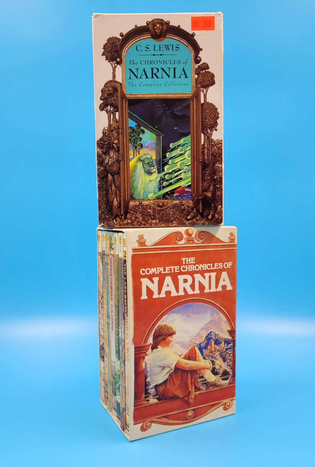 The Complete Chronicles Of Narnia (7 Audio Cassettes & 7 Book Volumes)
