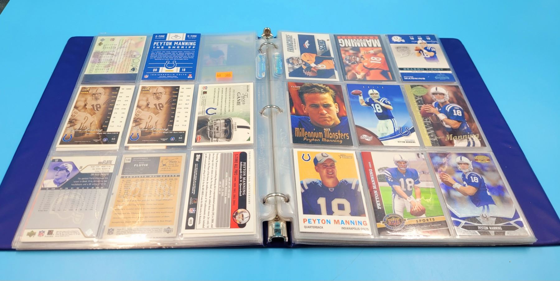 Binder of Assorted Football Cards
