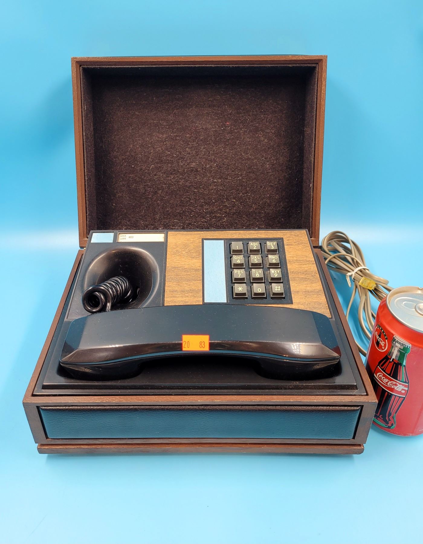 VTG Northern Telecom Deco-Tel "Spy Style" Cigar Box Telephone