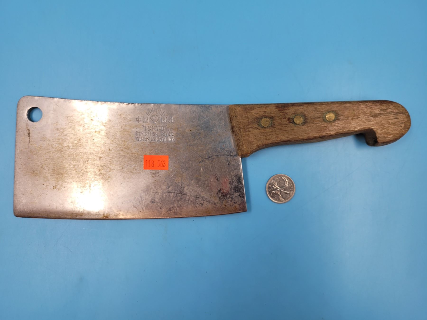 Diamond Stainless Steel Cleaver