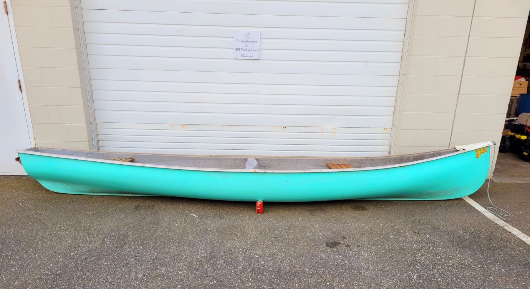 Large Fiber Glass Frontiersman Canoe