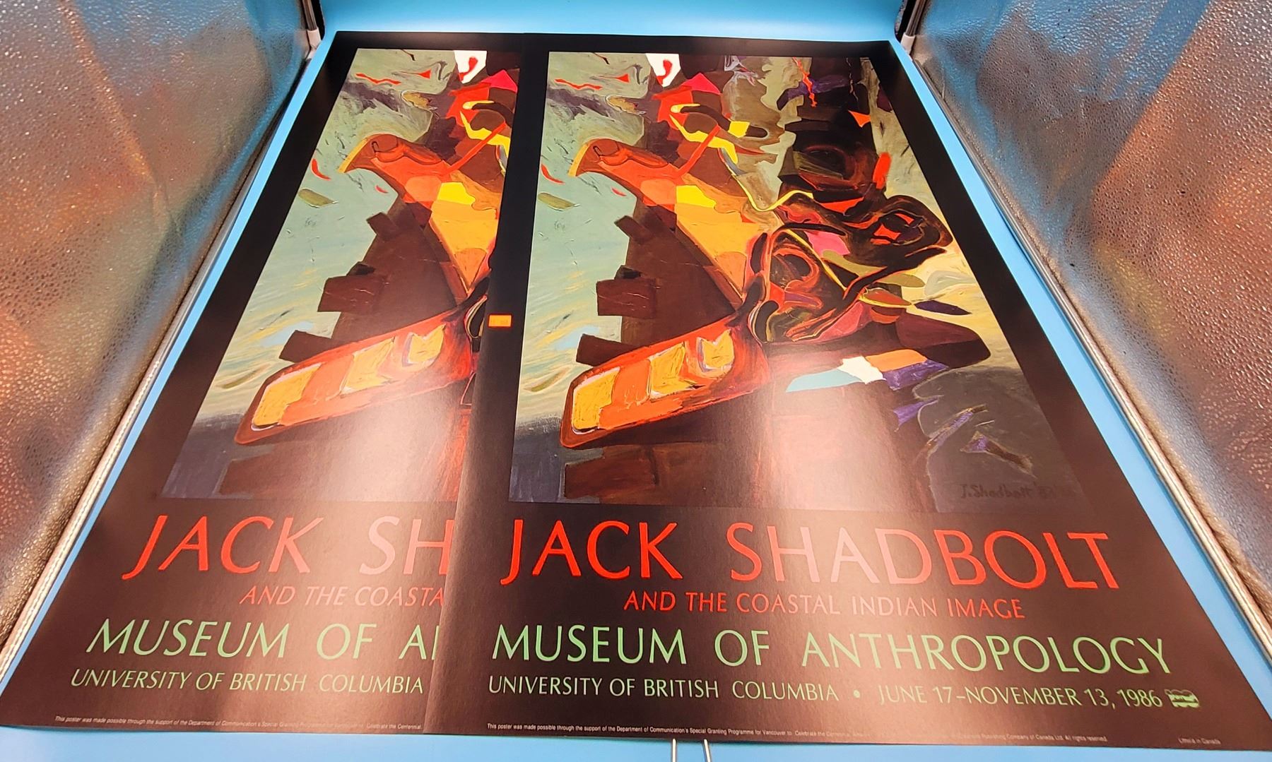 Jack Shadbolt & The Coastal Indian Image Exhibit Advertising Posters