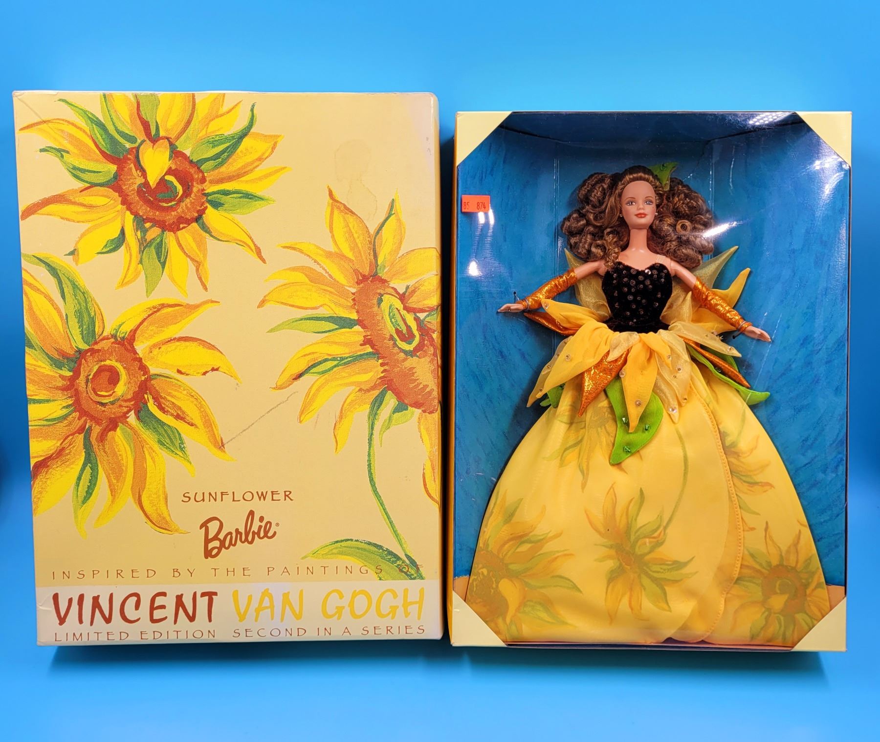 Limited Edition Vincent Van Gogh "Sunflower" Barbie Doll