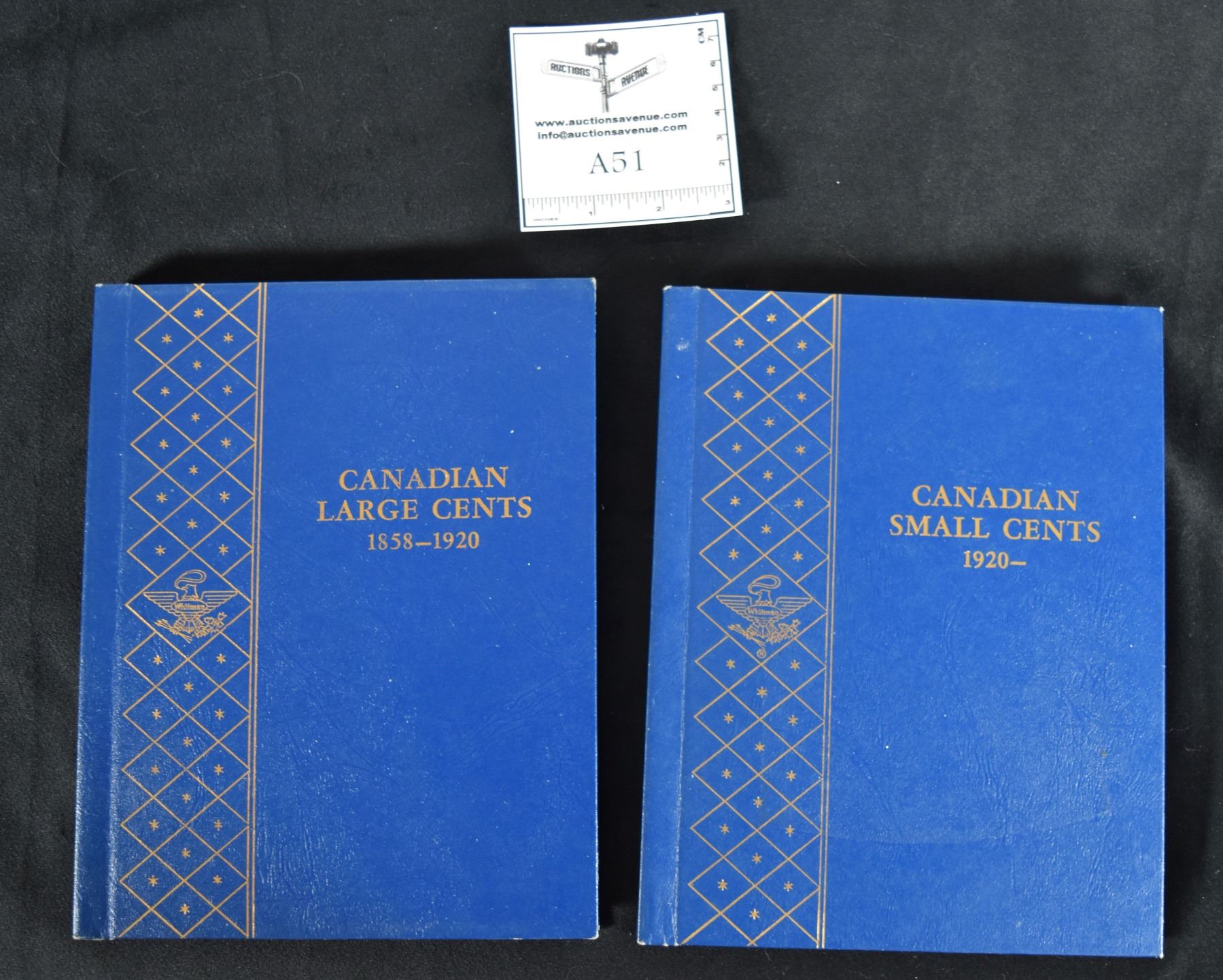 Coins - Two Books of Canadian Pennies