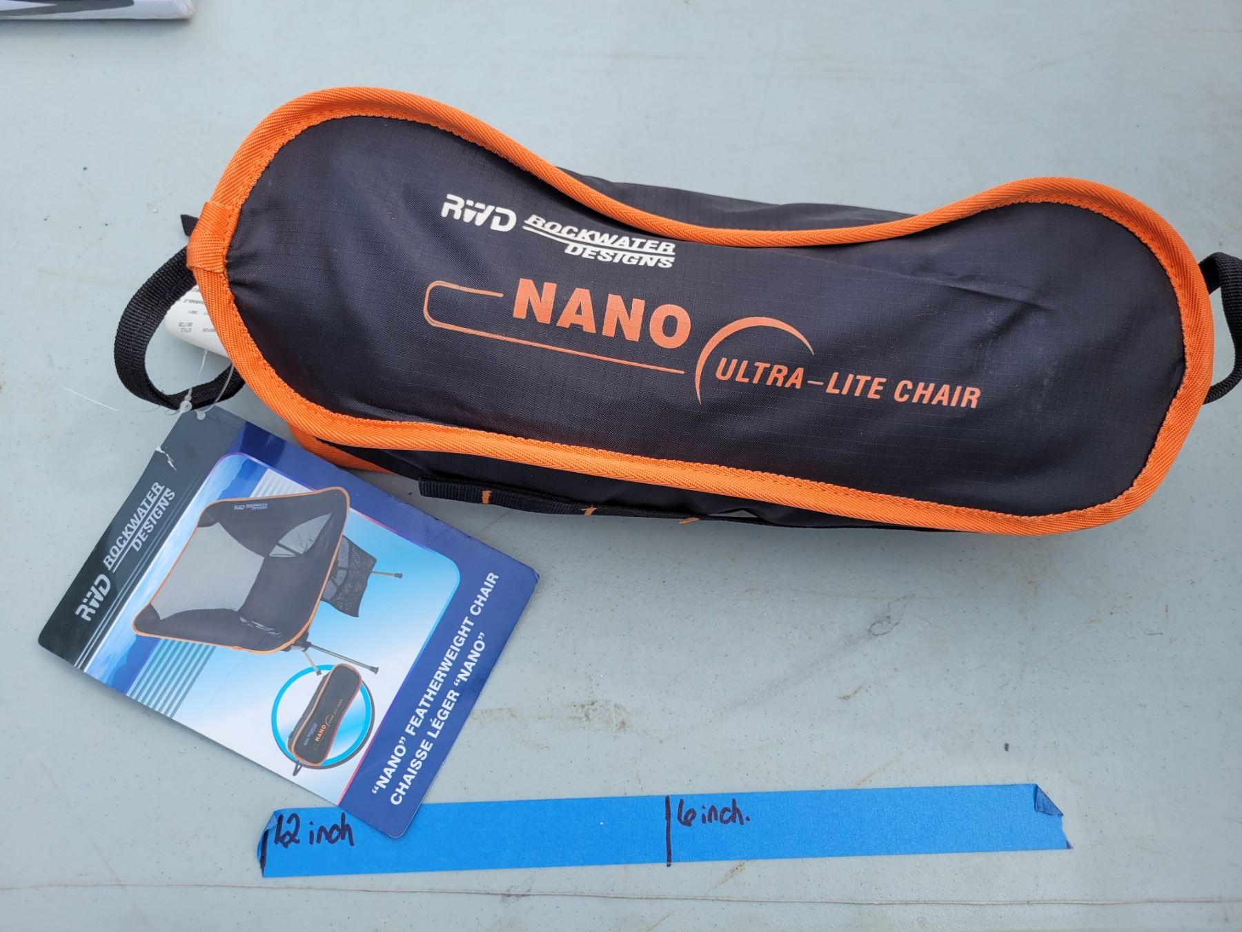 Rockwater Designs Nano Ultra Lite Chair - 250lb Rating