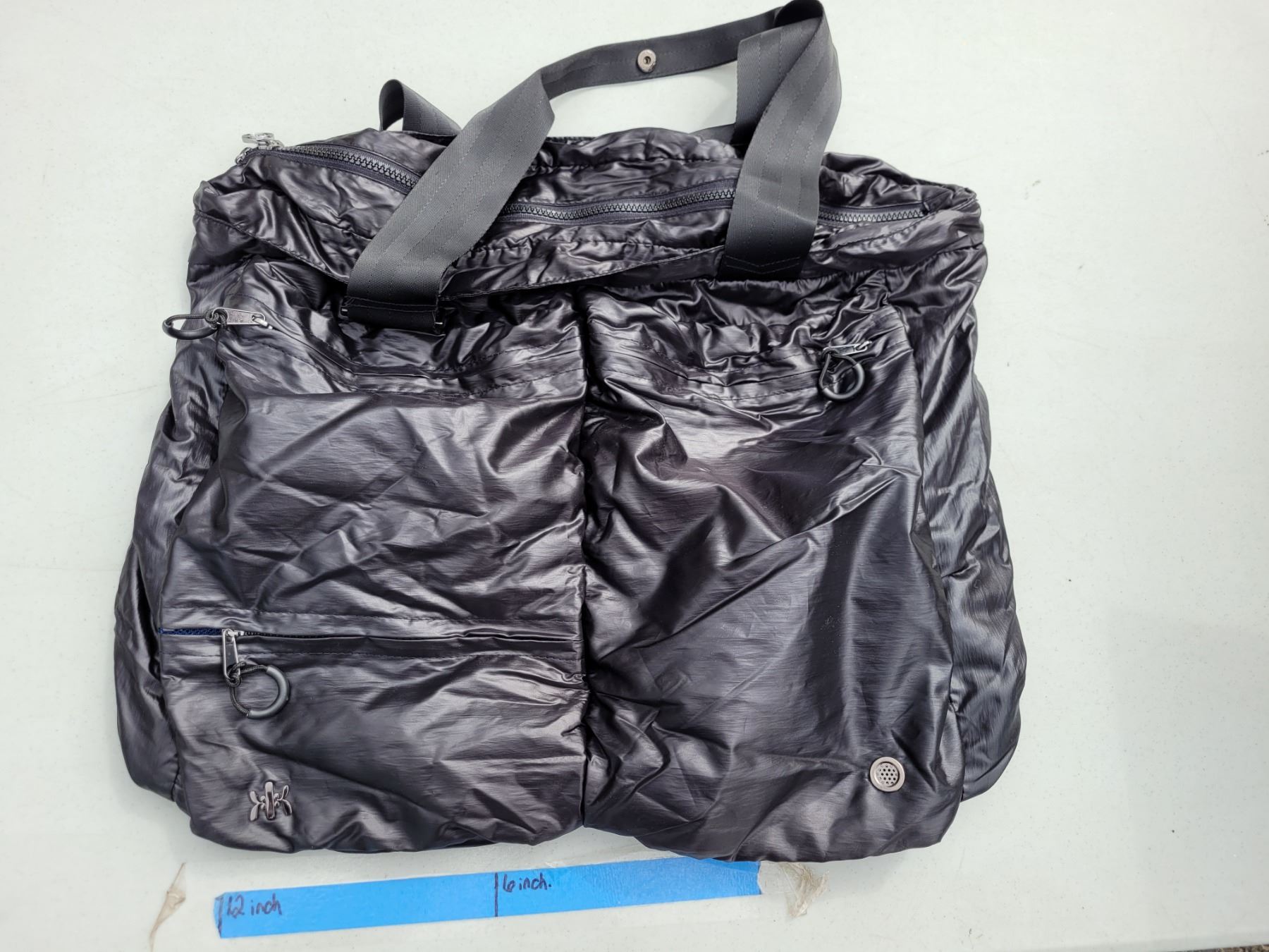 Large Kyodan Black Gym Sports Tote
