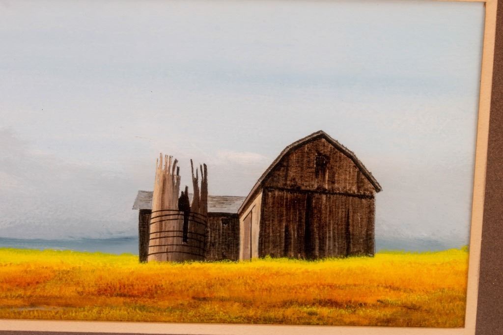 Gary Barsumian - Barn Landscape Painting