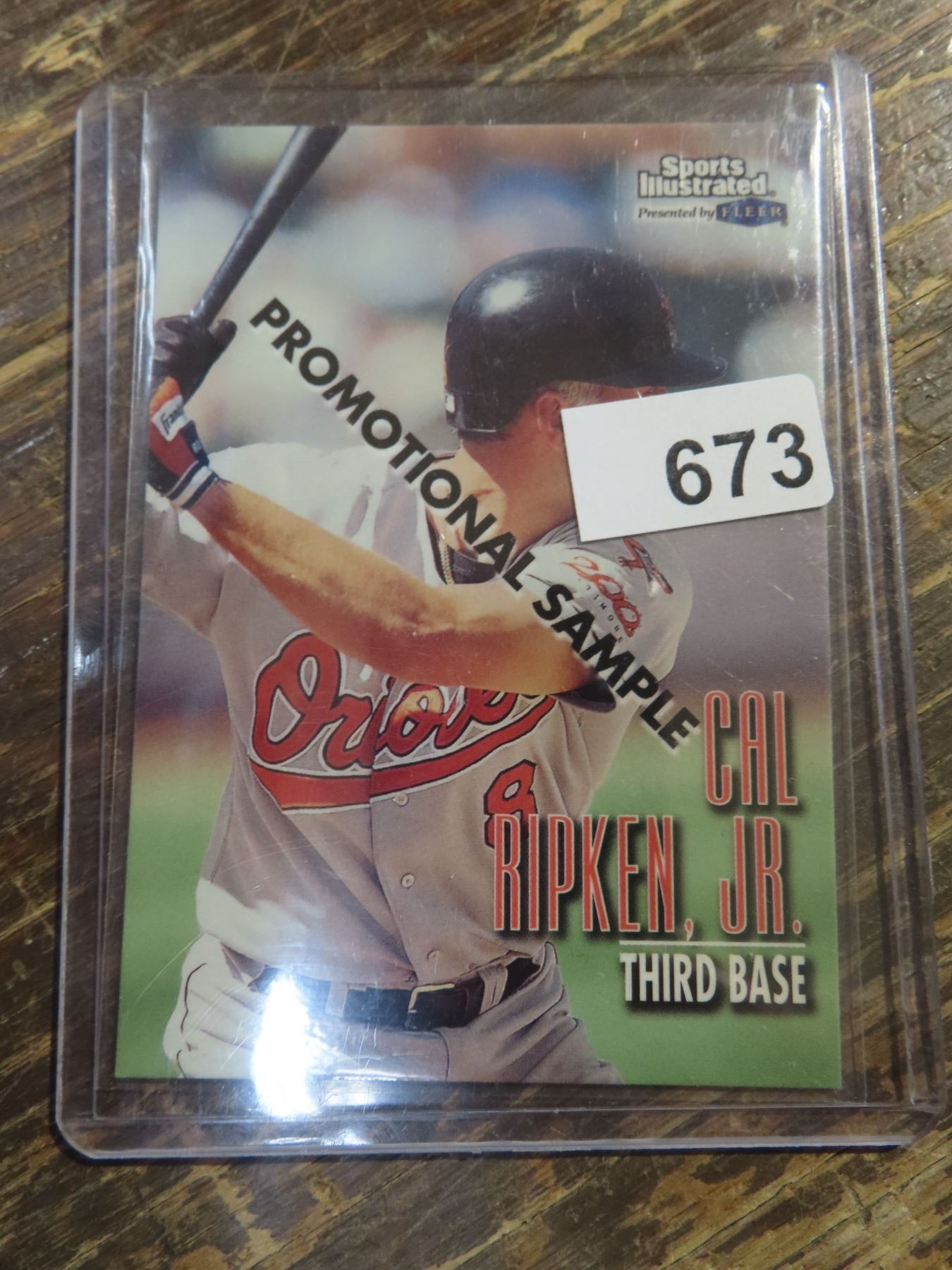 Cal RIPKEN JR. 1998 Fleer Sports Illustrated SAMPLE #8 - Schmalz Auctions