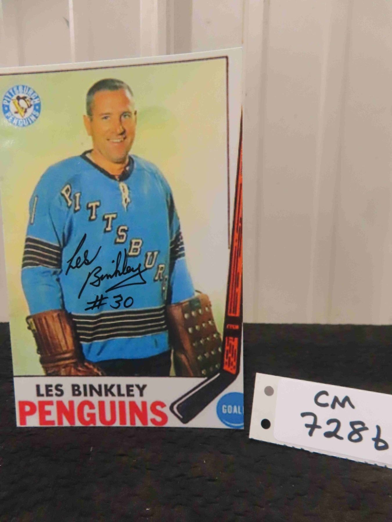 Signed Les Binkley 4'' x 6'' Photo
