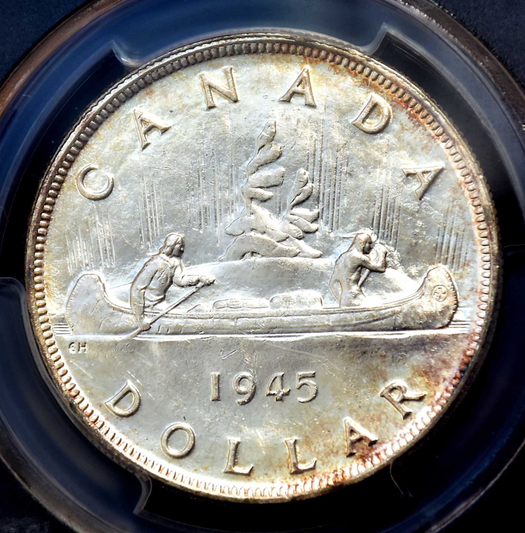 CANADA - Dollar 1945 - PCGS AU-55 #30891554