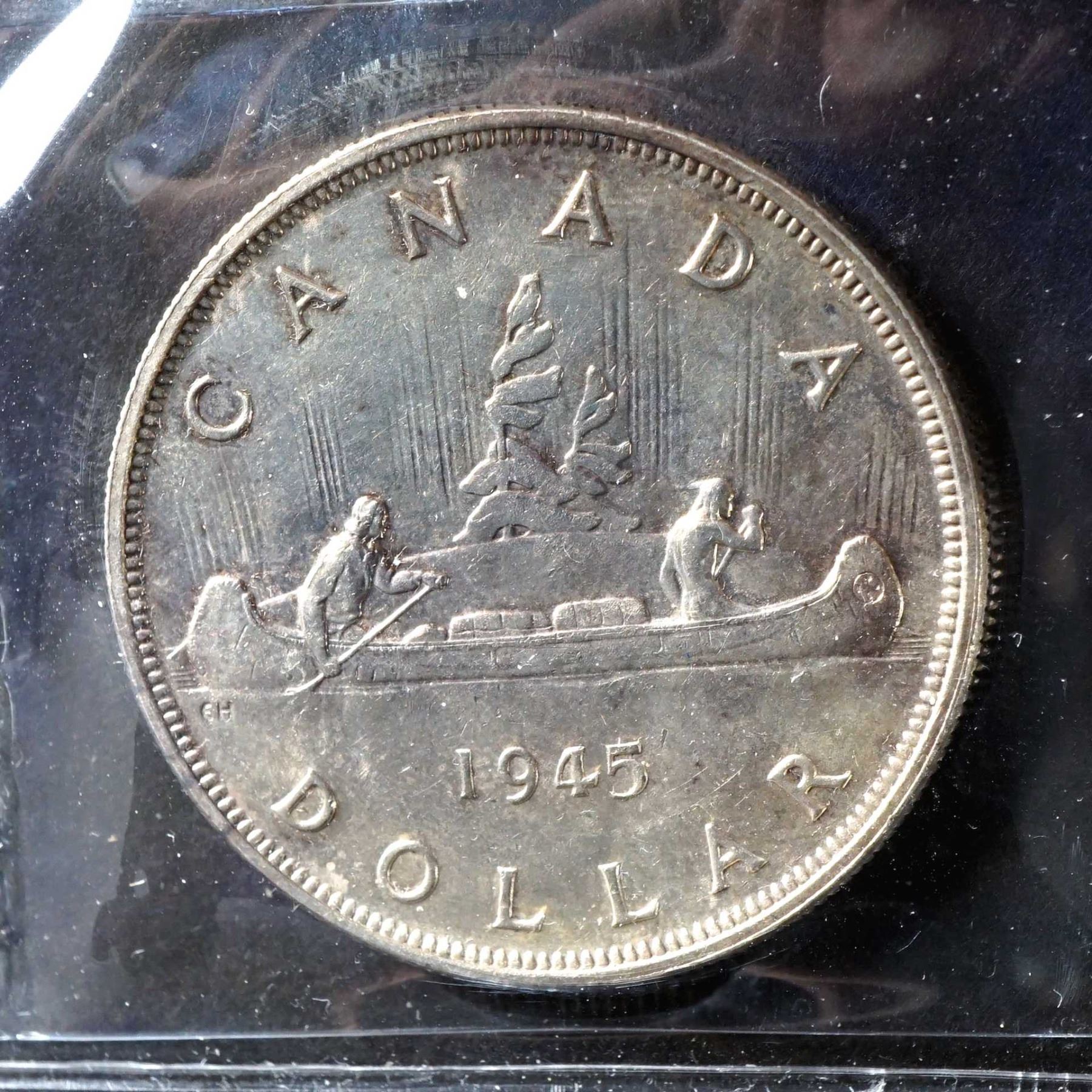 CANADA - Dollar 1945 - ICCS AU-55