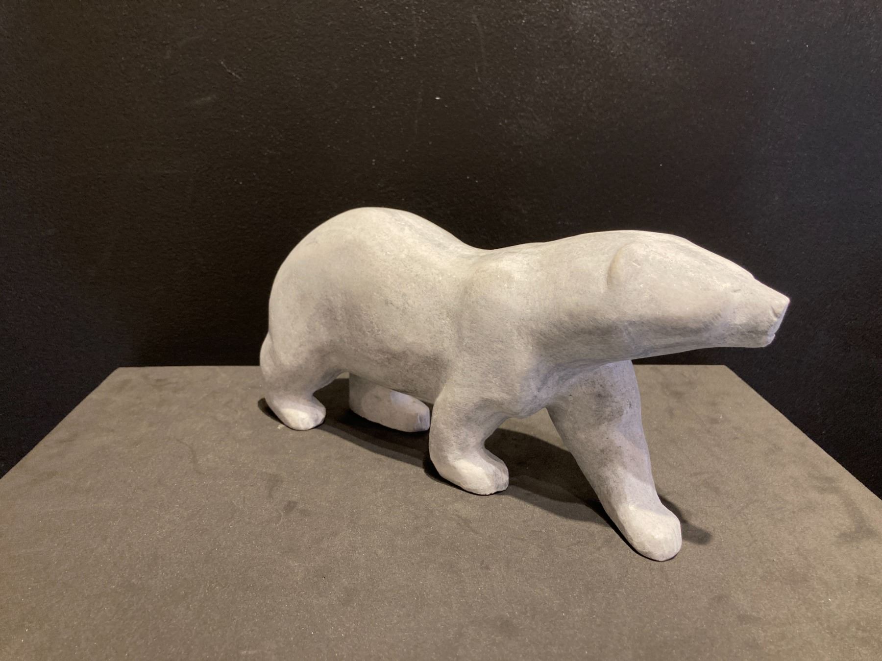 Mark Totan Carved Stone Bear