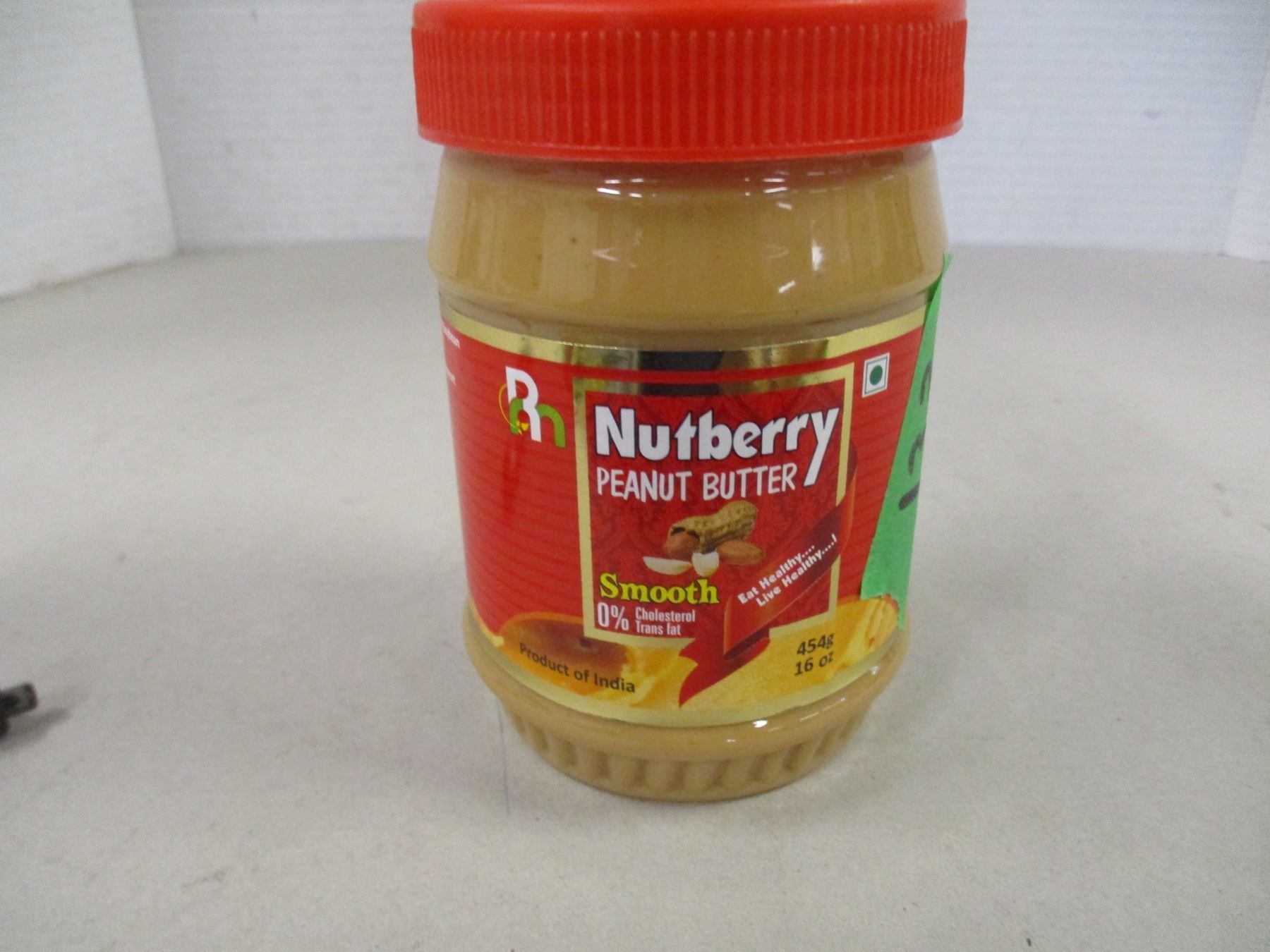 FREIGHT DAMAGE (AS IS): NUTBERRY PEANUT BUTTER (454 G) - JAR