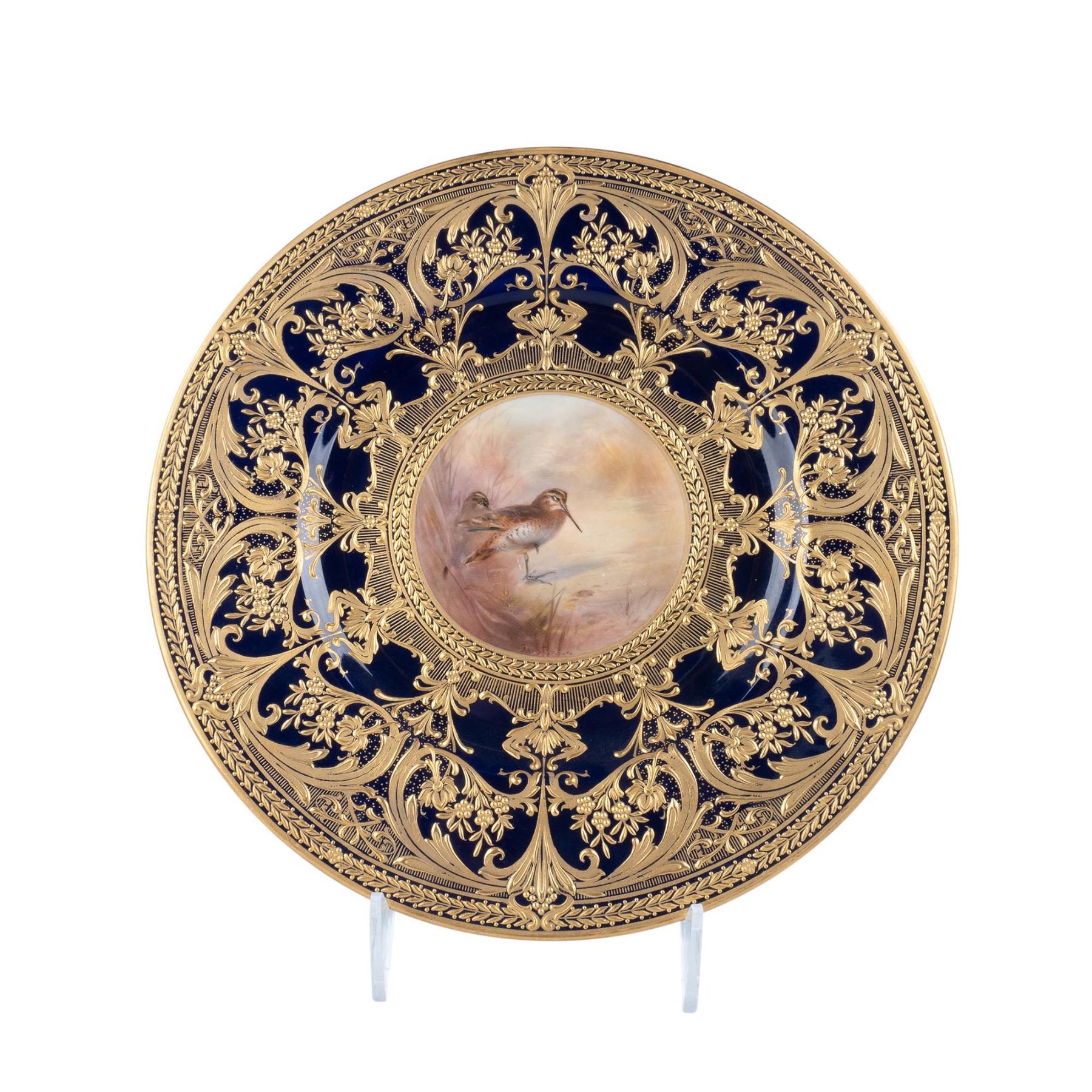 Royal Worcester Plate, Signed