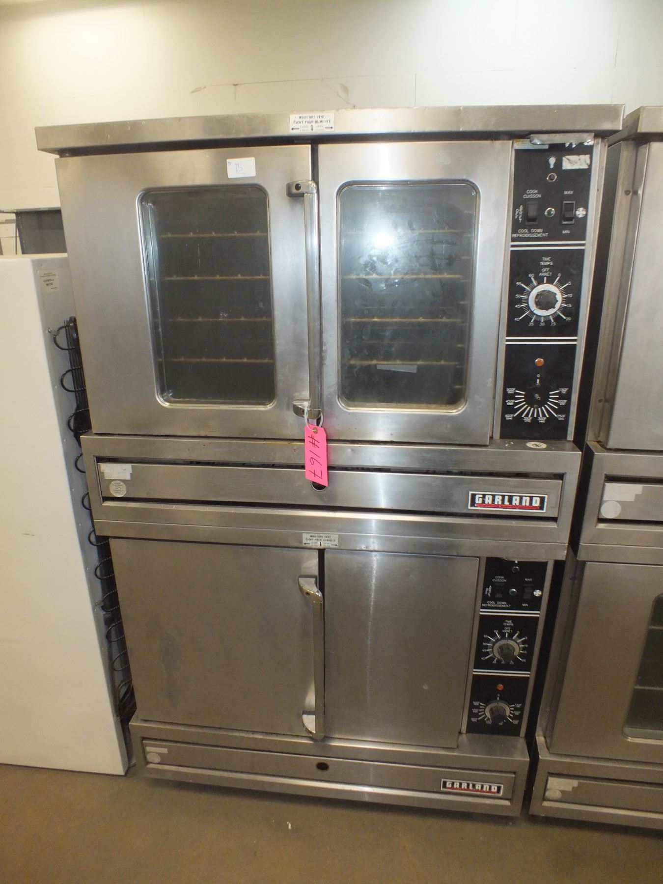 Garland Dbl Stack Gas Convection Ovens