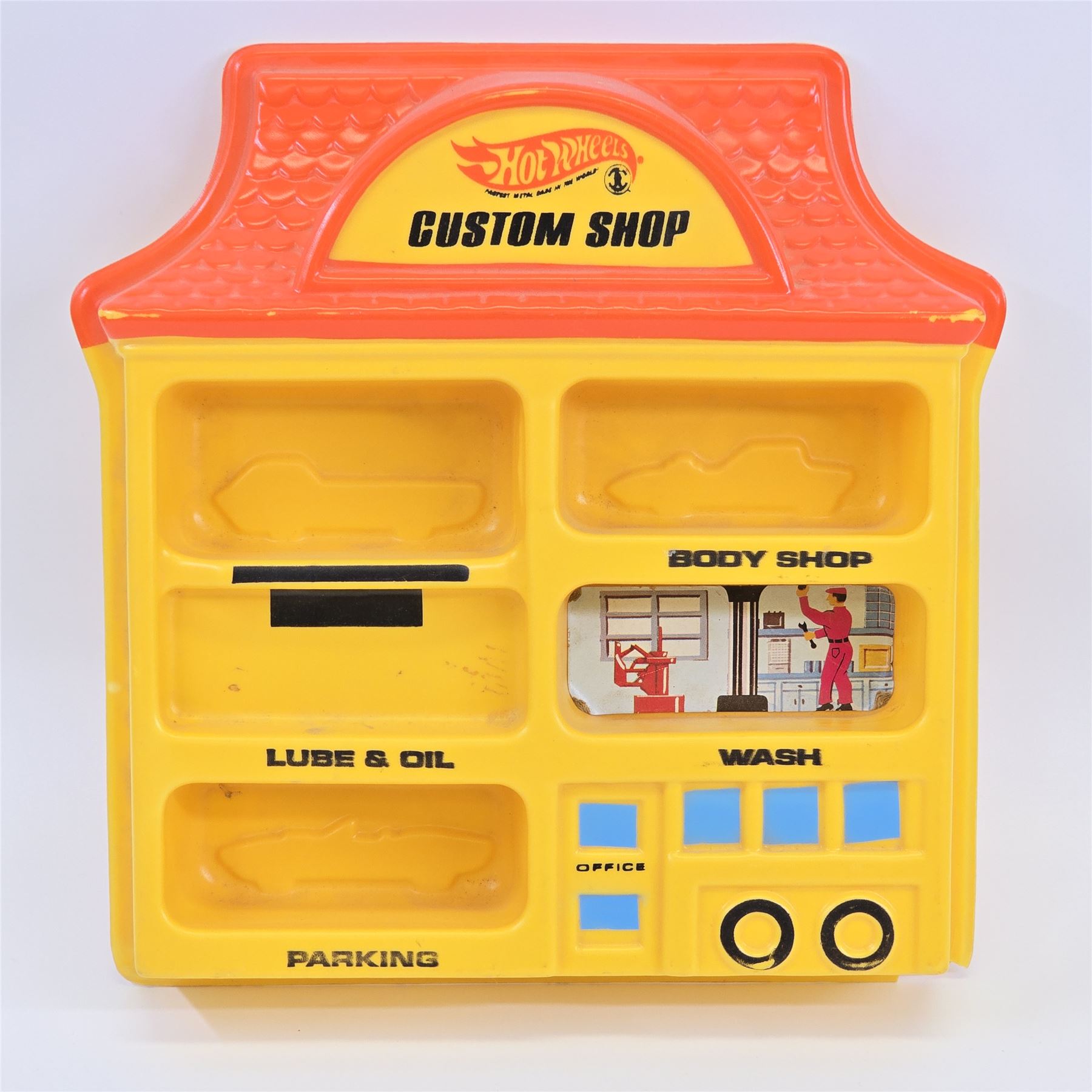 Hot Wheels Redline wall display